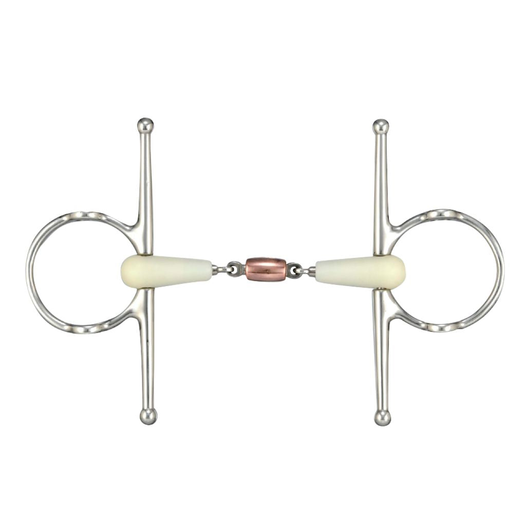 Happy Mouth Copper Roller Full Cheek Gag Bit — Equi Products