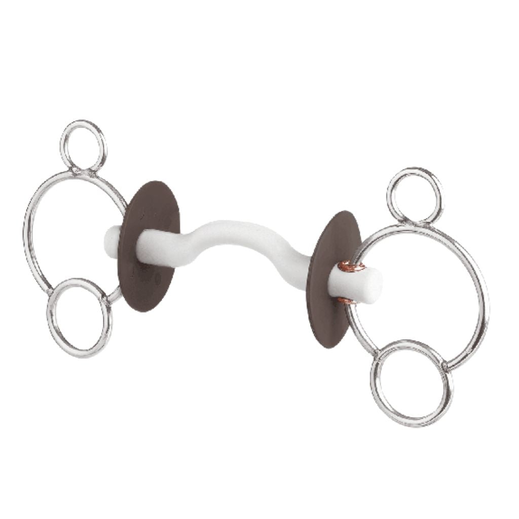 Beris Tongue Port 3 Ring Bit — Equi Products