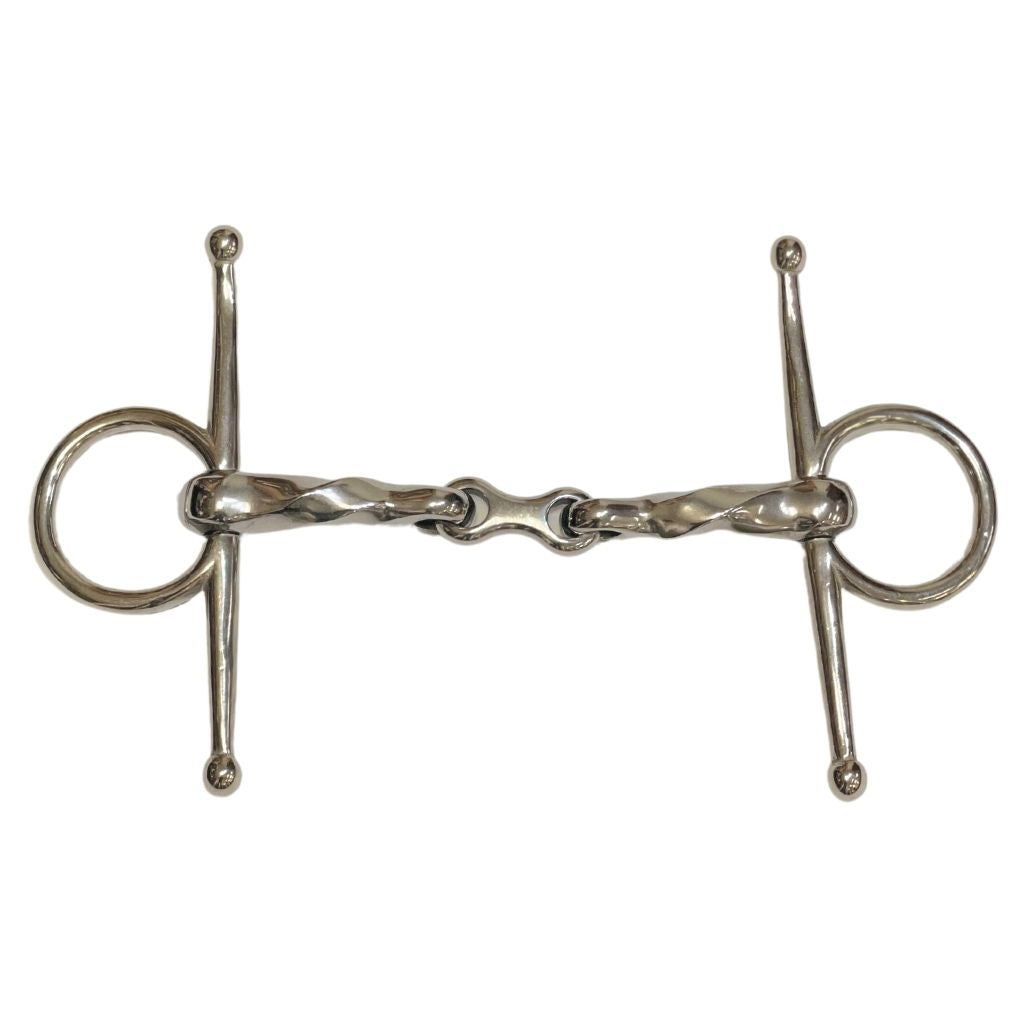 Abbey Full Cheek Twisted French Link Bit — Equi Products