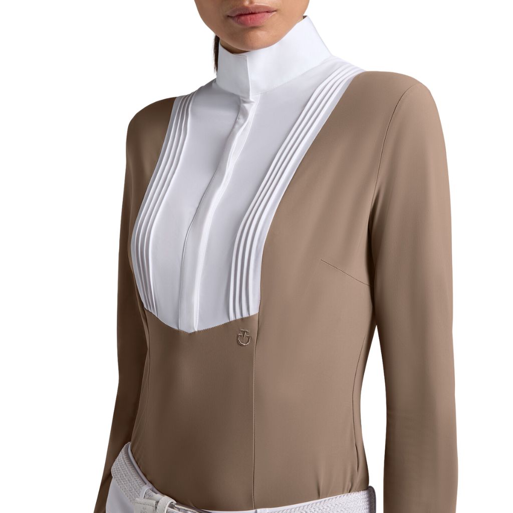 Cavalleria Toscana American Long Sleeve Competition Shirt - Walnut ...