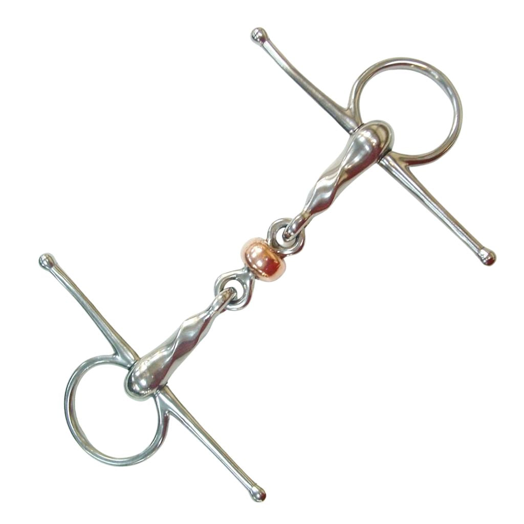 Abbey Twisted Copper Nut Full Cheek — Equi Products
