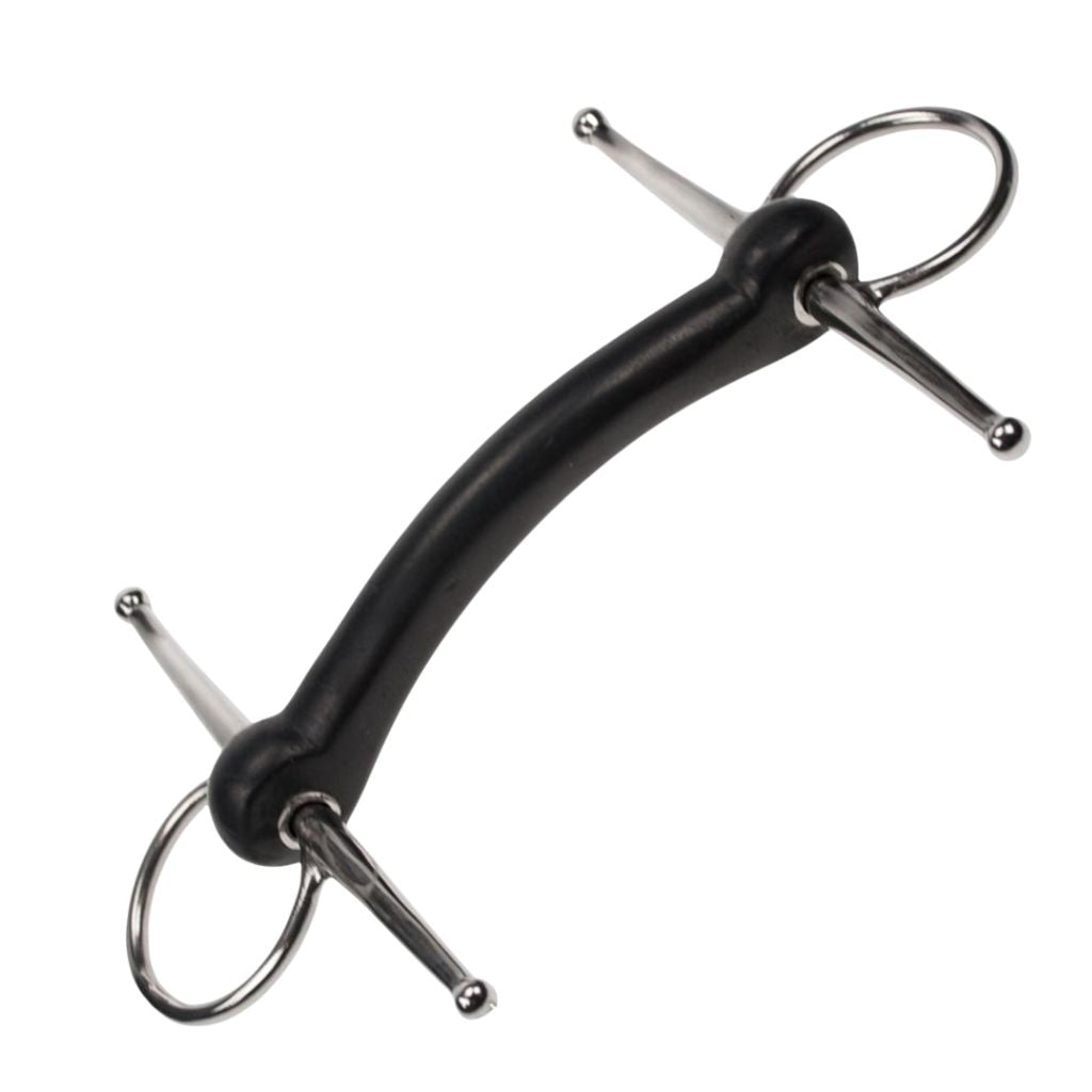 Abbey Vulcanite Mullen Full Cheek — Equi Products