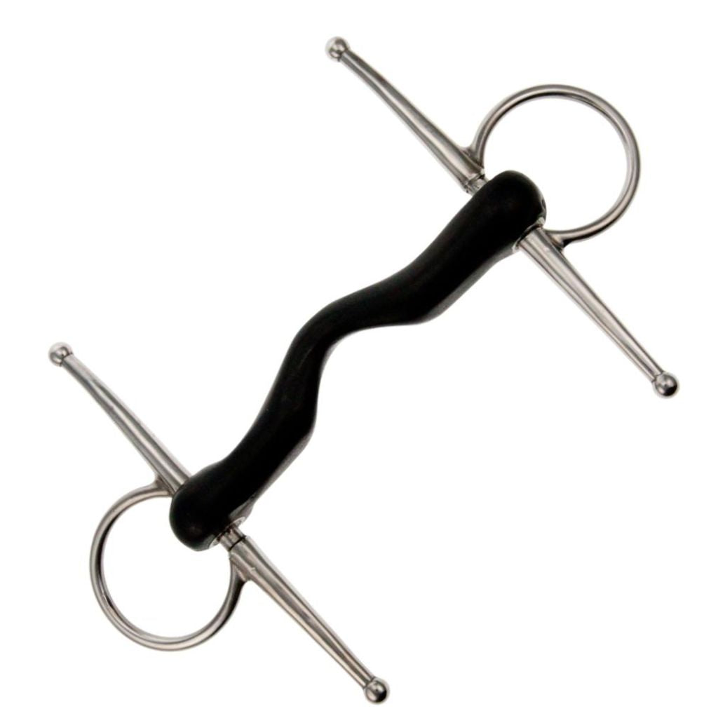 Abbey England Vulcanite Port Mouth Full Cheek Bit — Equi Products