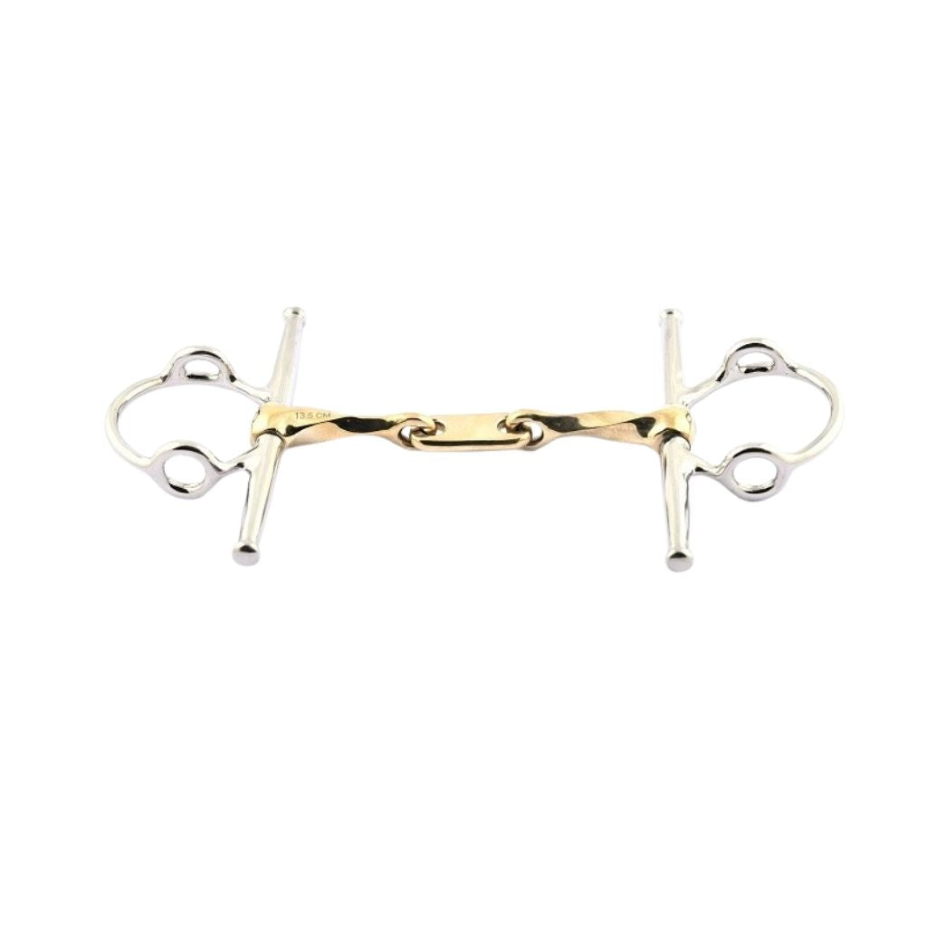 Jumpin'In Twisted Full Cheek Gag Bit with Flat Link — Equi Products