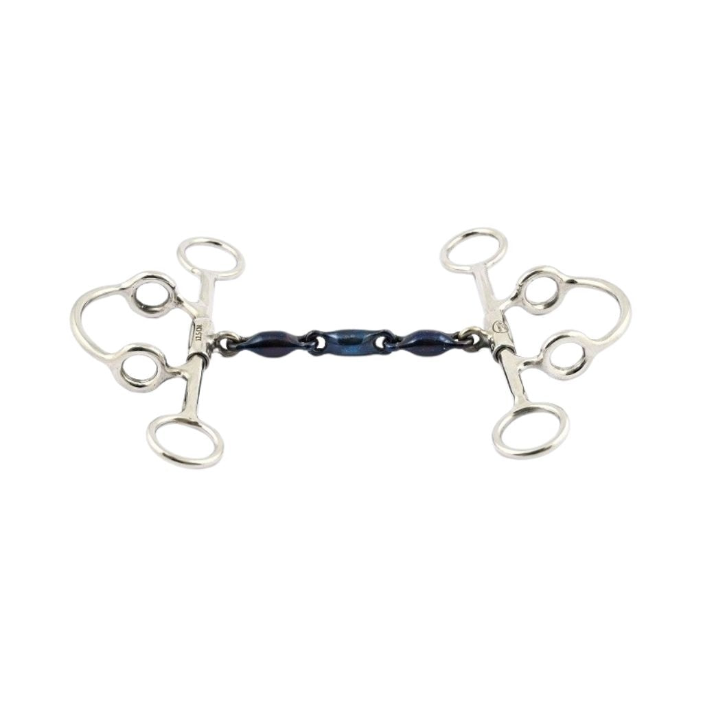Jump In Blue Steel Waterford Elevator Gag Bit — Equi Products