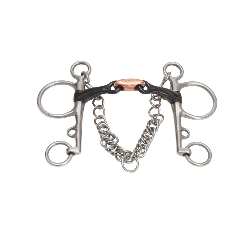 Shires Double Jointed Pelham Sweet Iron Mouth — Equi Products