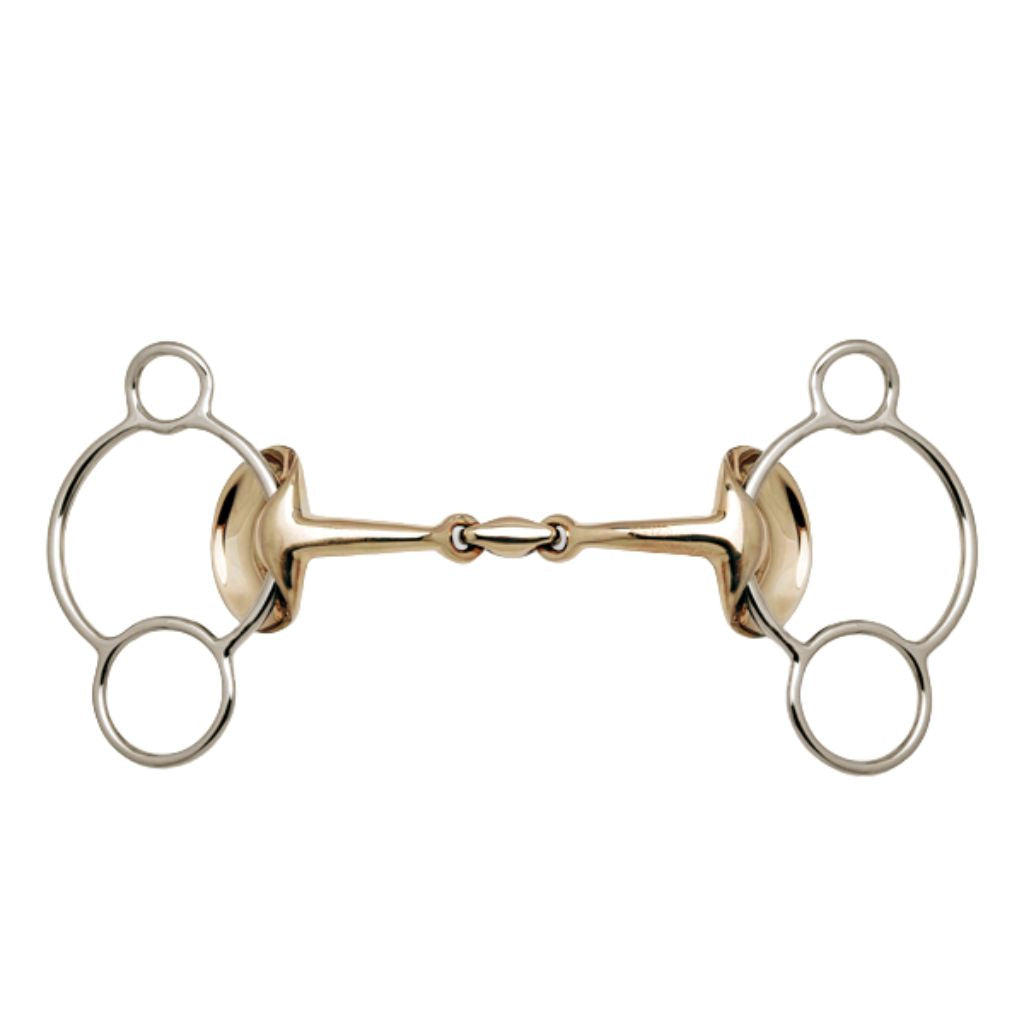 Stubben STEELtec Golden Wings 3-Ring Gag — Equi Products