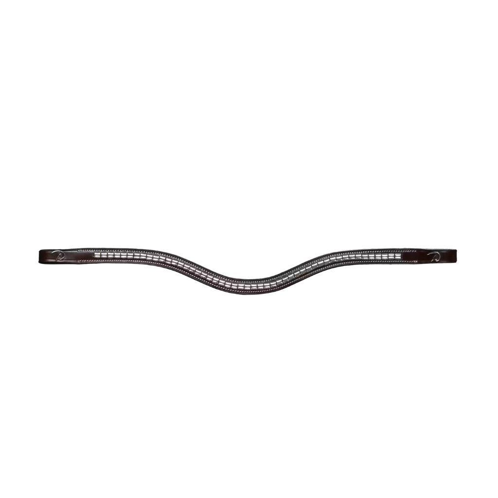 Dyon US Jumping Collection Silver Clincher V-Shaped Browband — Equi ...