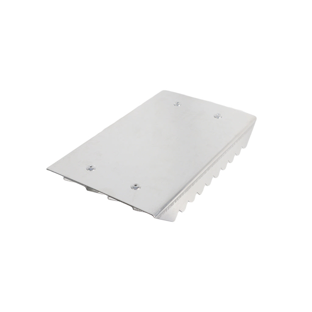 Aluminium Rectangular Metal Curry Comb — Equi Products